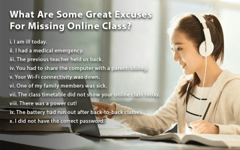 Excuses For Missing Online Class | Avoid Trouble Easily