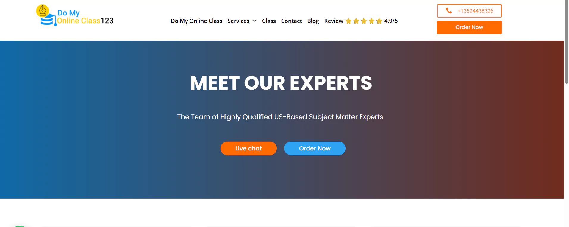 Meet Our Experts | Trusted Online Class Helpers
